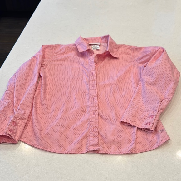 American Girl | Shirts & Tops | American Girl Light Pink Button Down ...